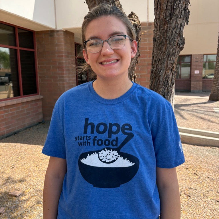 Royal Hope Starts with Food Donation T-Shirt | FMSC MarketPlace